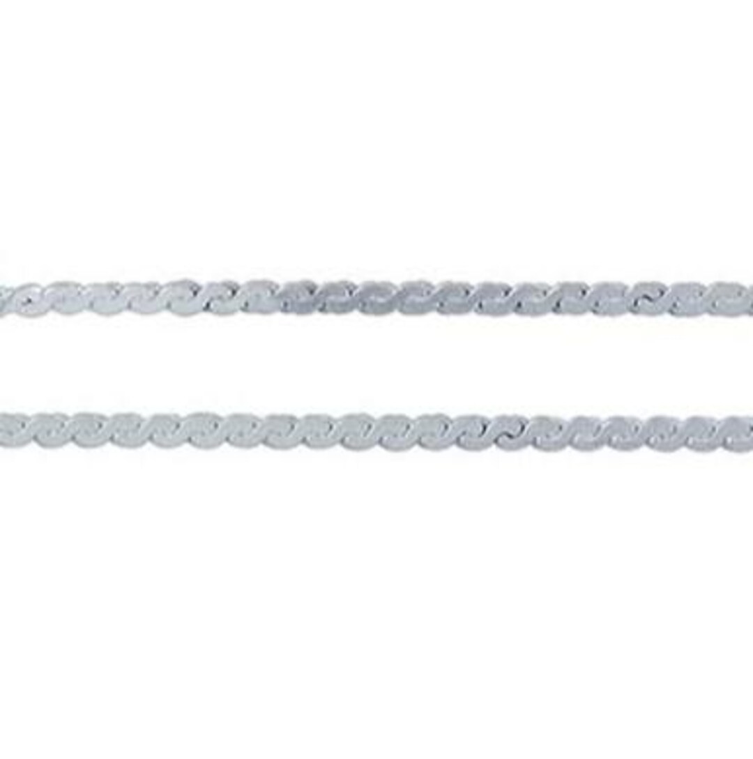 Flat Sterling Silver Serpentine Chain # 1150 - Etsy