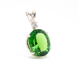 Green Helenite in Sterling Silver #5610 - Etsy