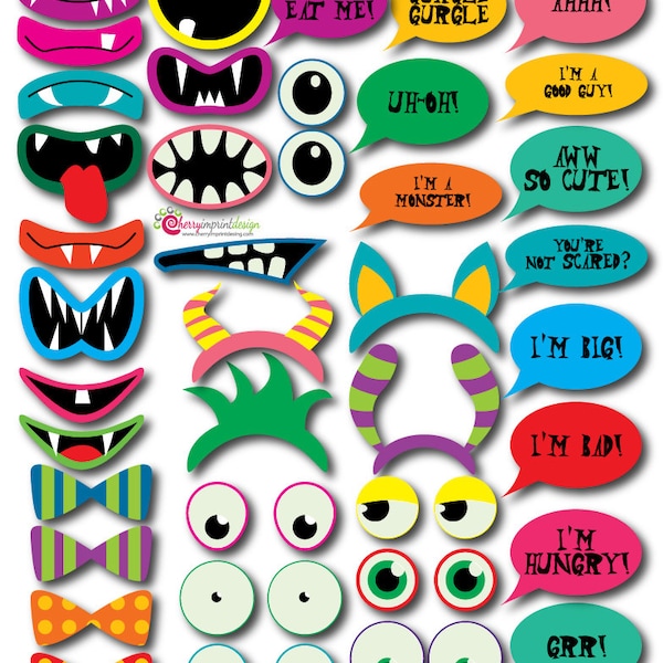 Monster Photo Booth - Etsy