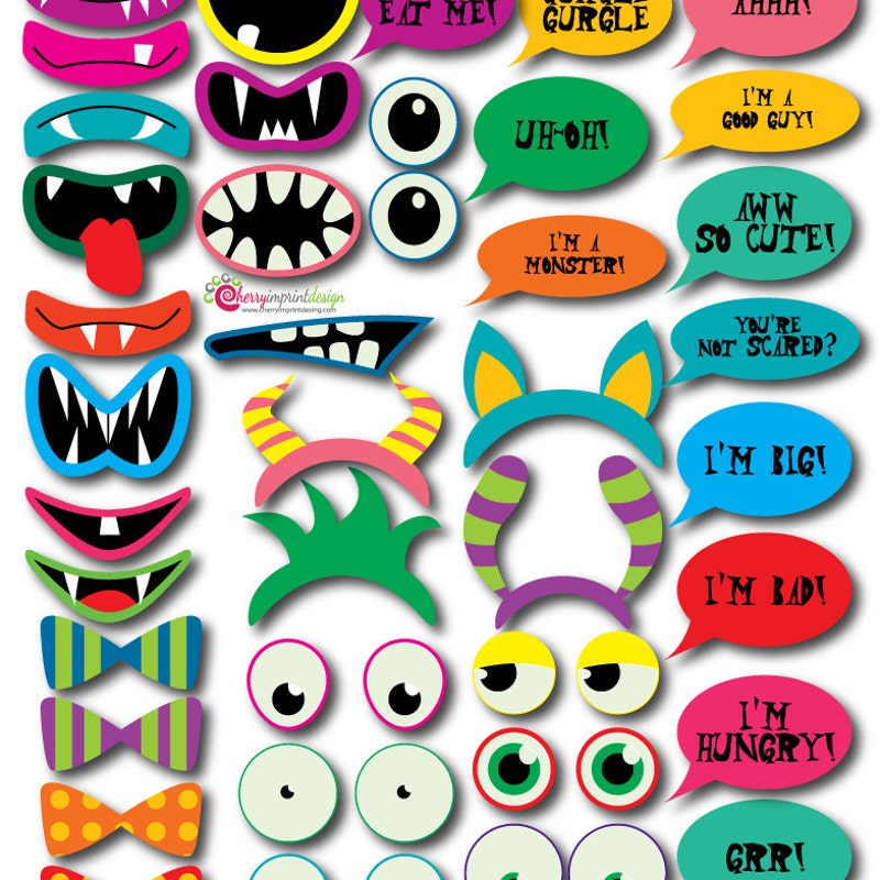 Monster Photo Booth - Etsy