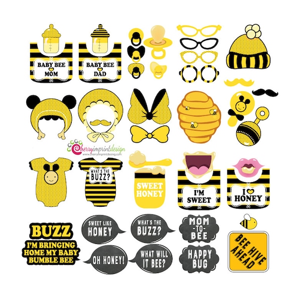 Bee Photo Props - Etsy