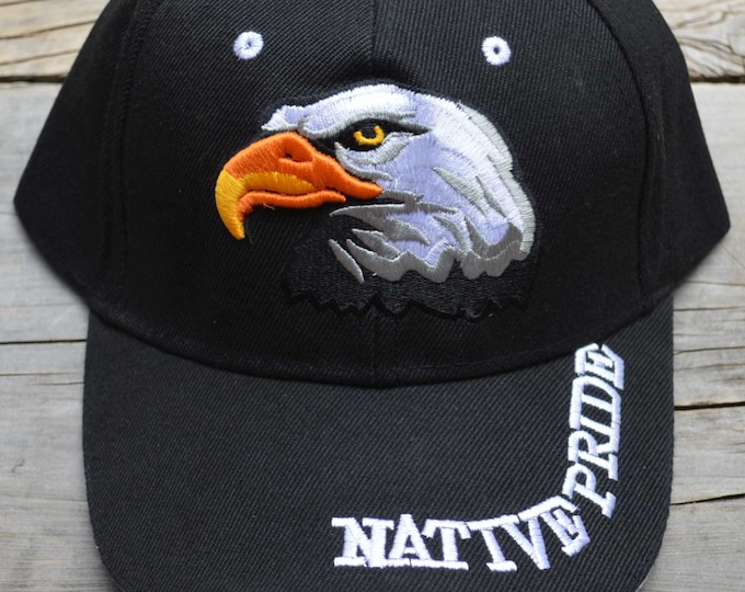 Ball Cap With Native American Inspired Design Featuring Native Pride ...