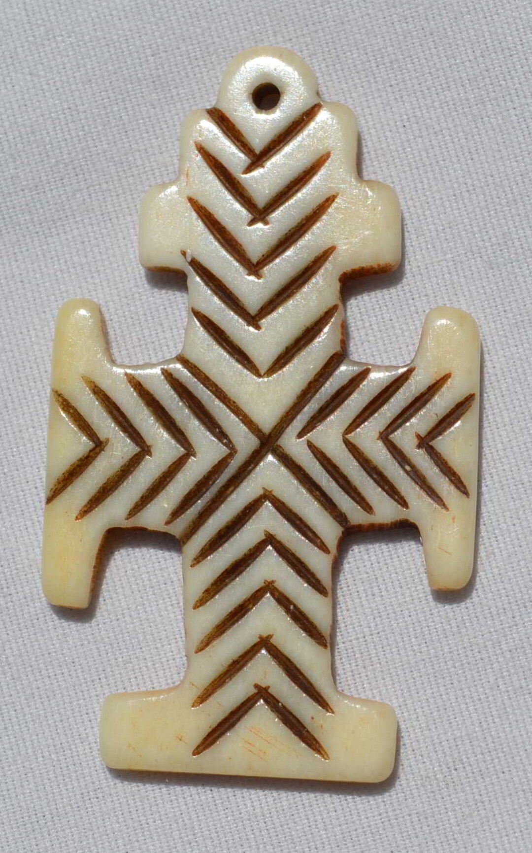 Bone Cross Pendant - Etsy