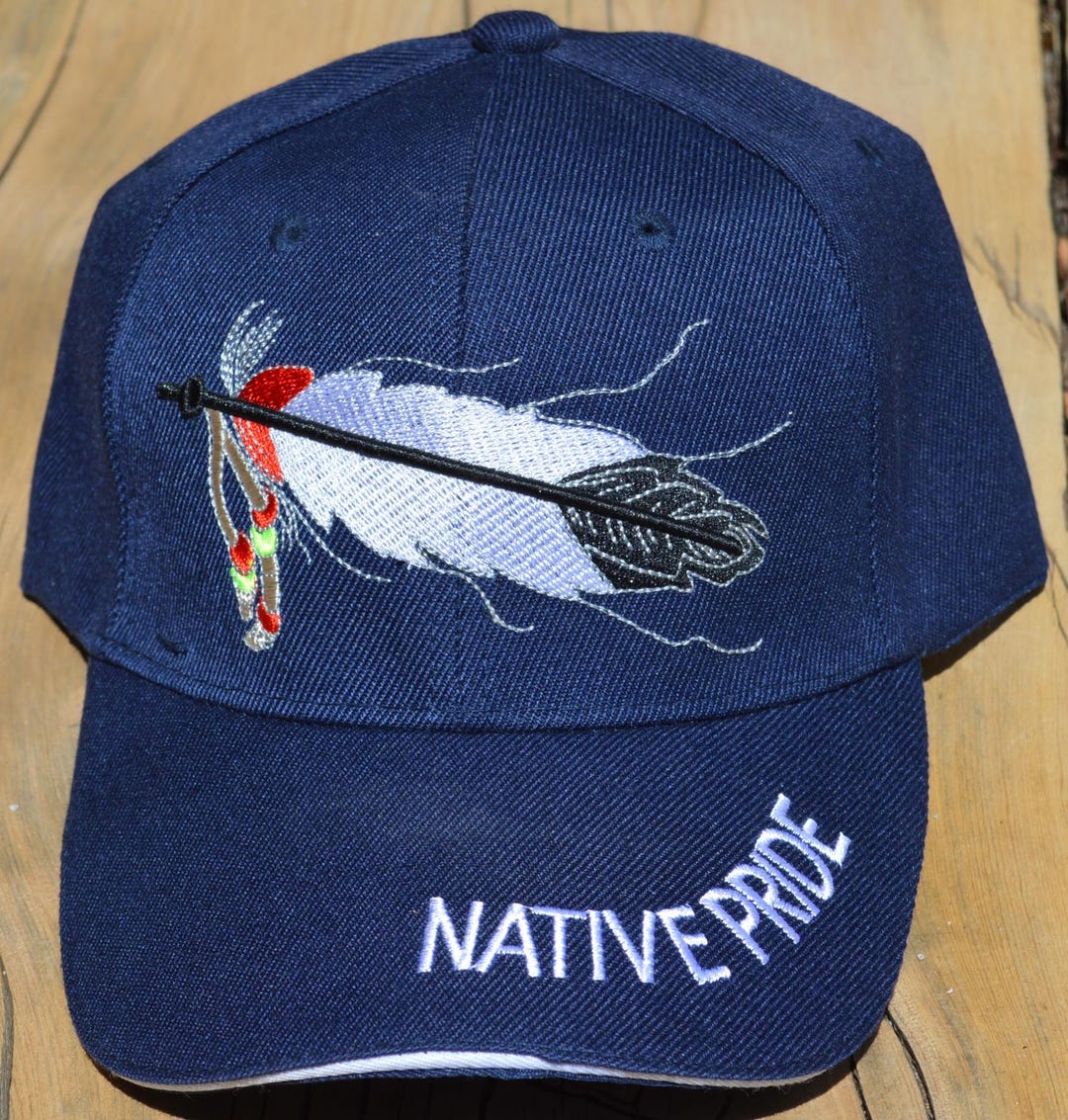 Ball Cap With Native American Inspired Design Featuring Native Pride ...