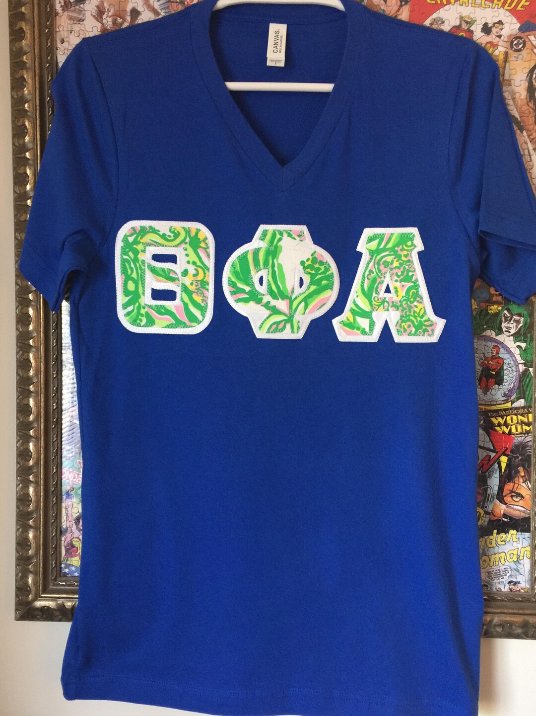 Greek Lettered Stitched Shirt Fraternity Sorority Made to Order - Etsy