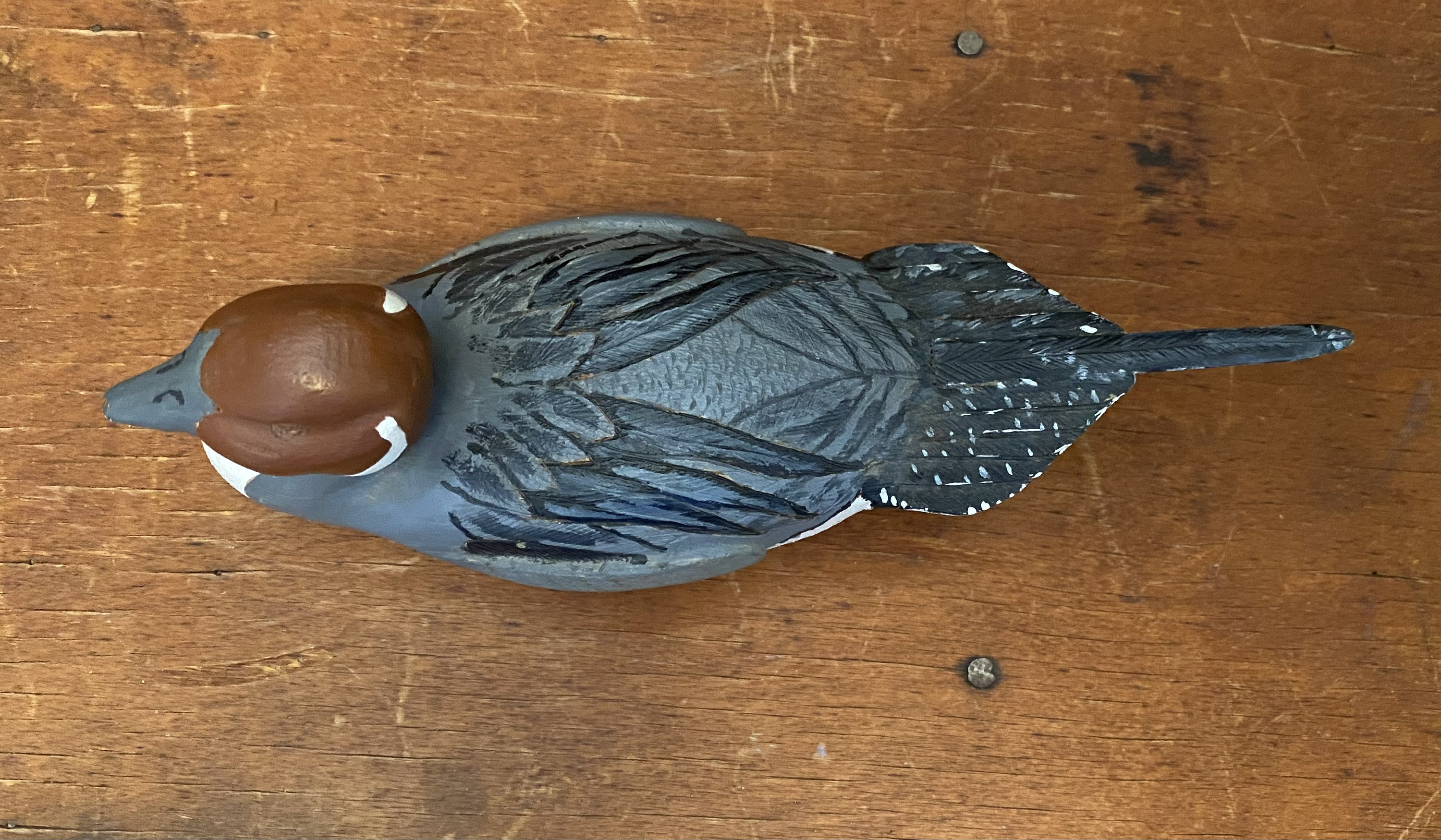 Vintage Pintail Drake Hand Carved Wood Duck Decoy 7" Artist Signed - Etsy