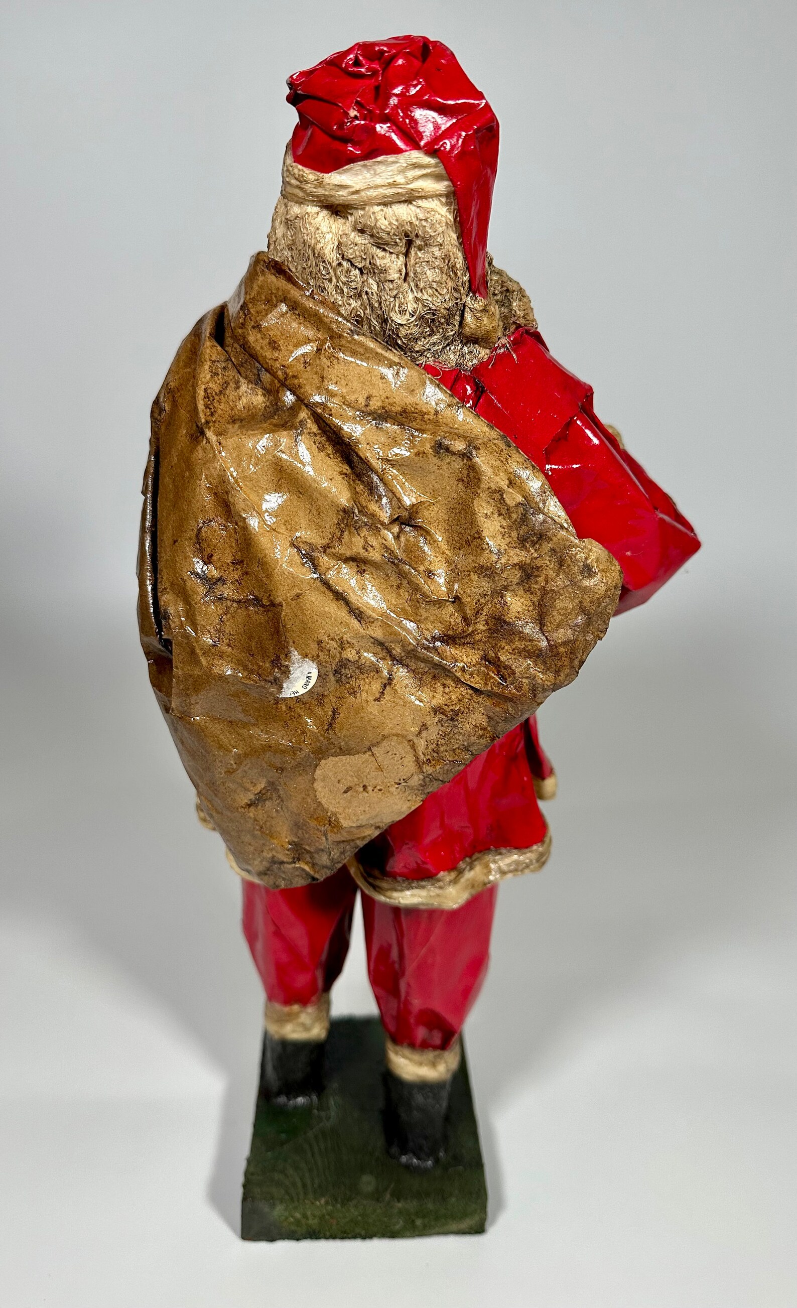 Vintage Hand Made Santa Clause Mexican Folk Art Paper Mache St ...