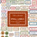 Very Small Labels. Instant Download, Digital File of 128 Labels of ...