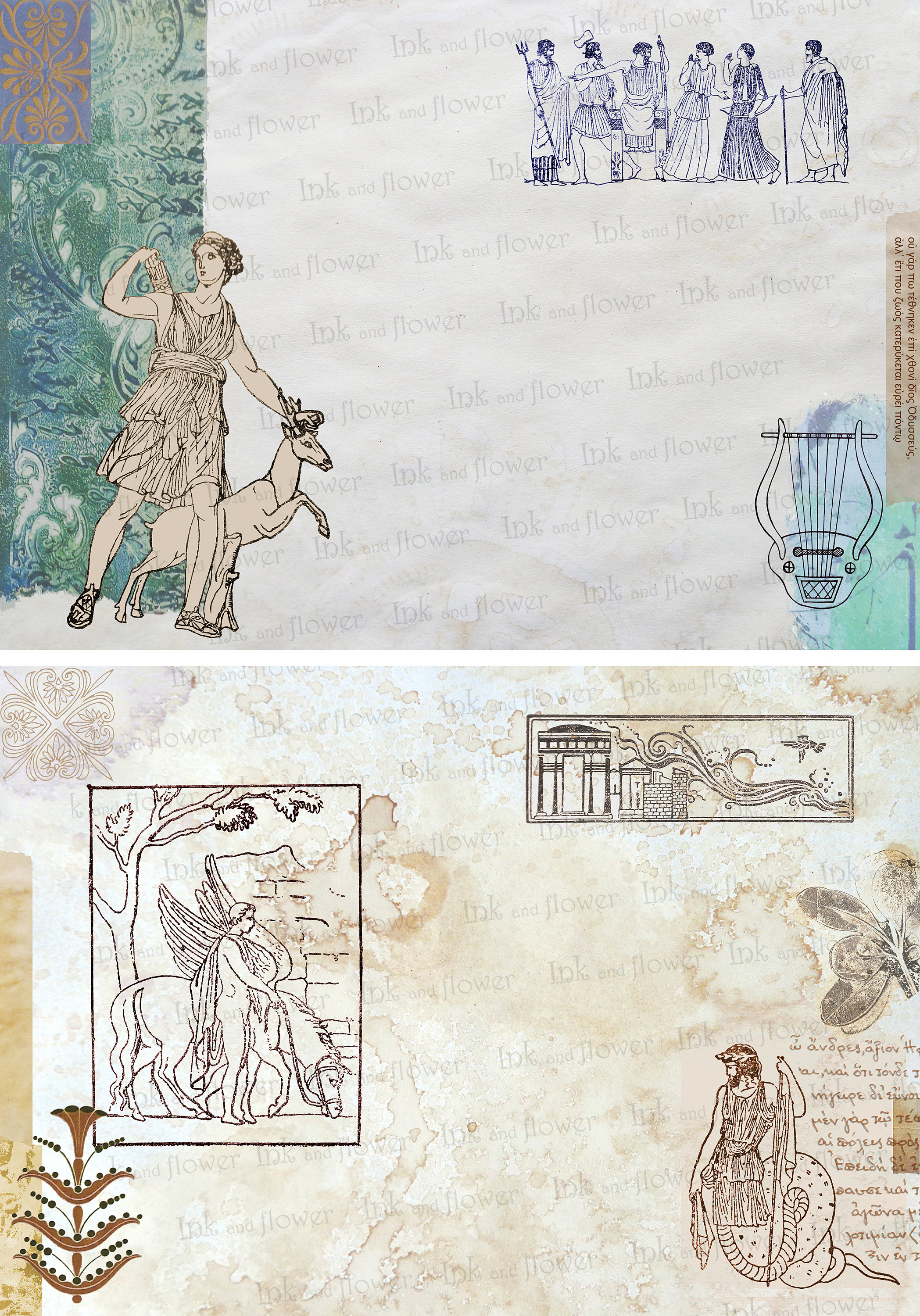 Greek Mythology Digital Kit. Greek Gods and Heroes. Instant Download ...