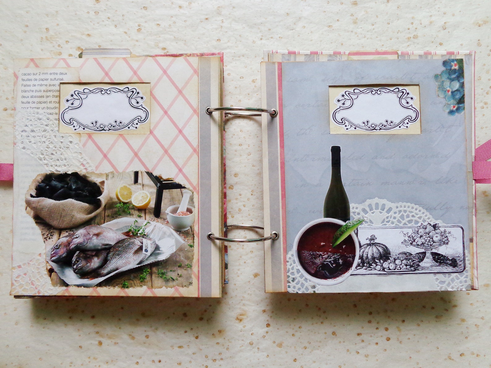 Mini Cook Book, Scrapbook Album, Junk Journal for Your Recipes. - Etsy