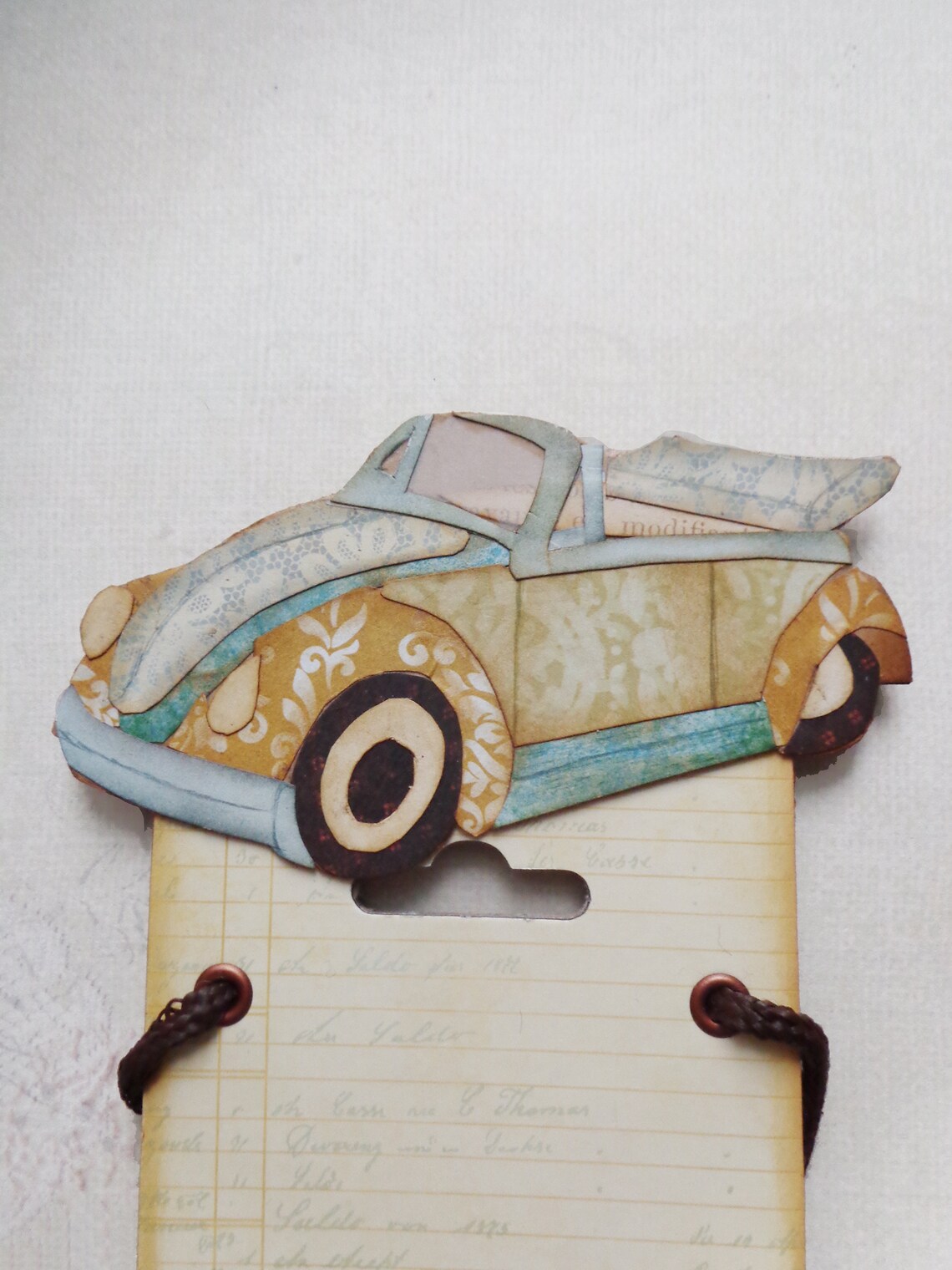 Hanging Notepad With Hippie Volkswagen Beetle. Home, Kitchen, Office ...