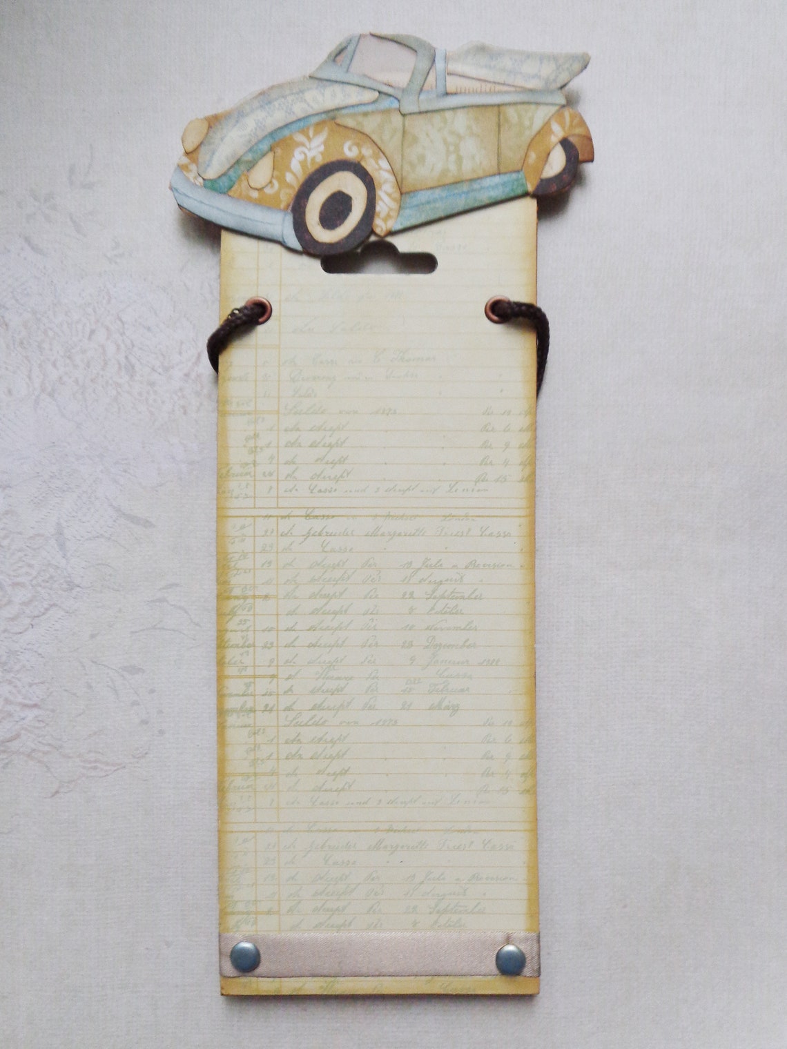 Hanging Notepad With Hippie Volkswagen Beetle. Home, Kitchen, Office ...