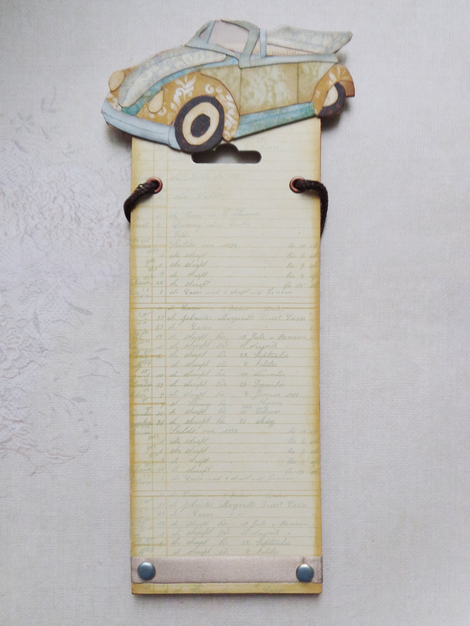 Hanging Notepad With Hippie Volkswagen Beetle. Home, Kitchen, Office ...