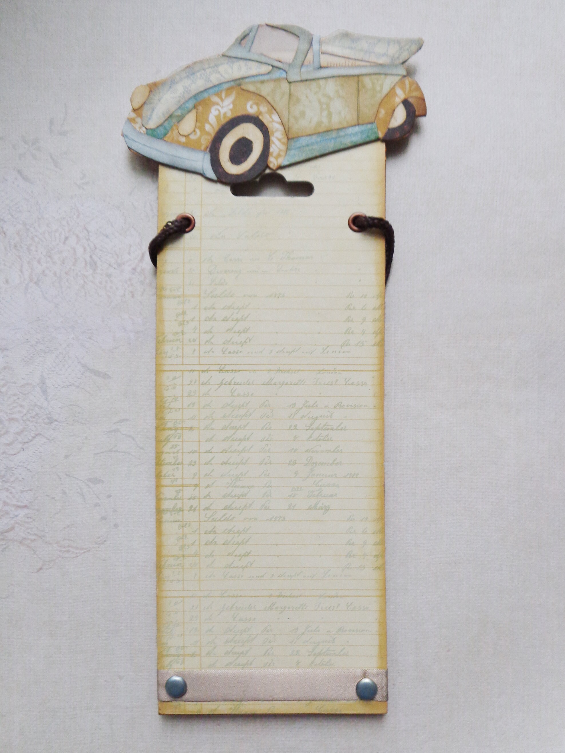 Hanging Notepad With Hippie Volkswagen Beetle. Home, Kitchen, Office ...