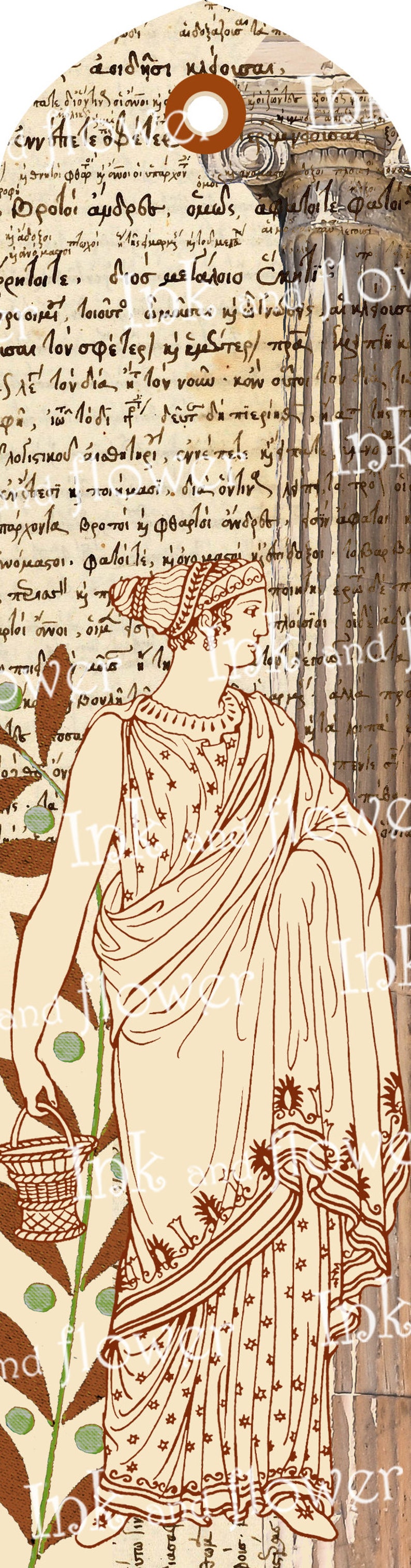 Ancient Greece. Digital Collage Bookmarks No 4. Instant Download ...