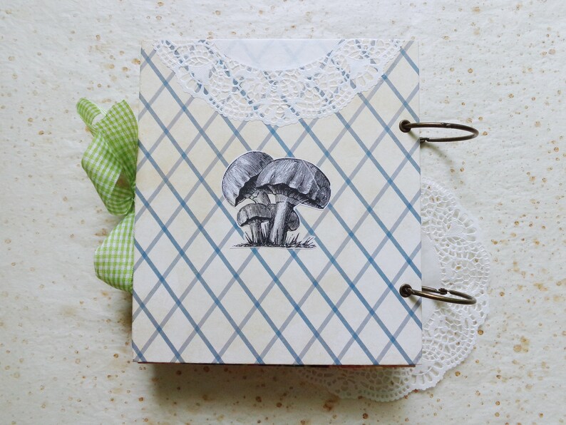 Mini Recipe Book Scrapbook Album Junk Journal for Your - Etsy