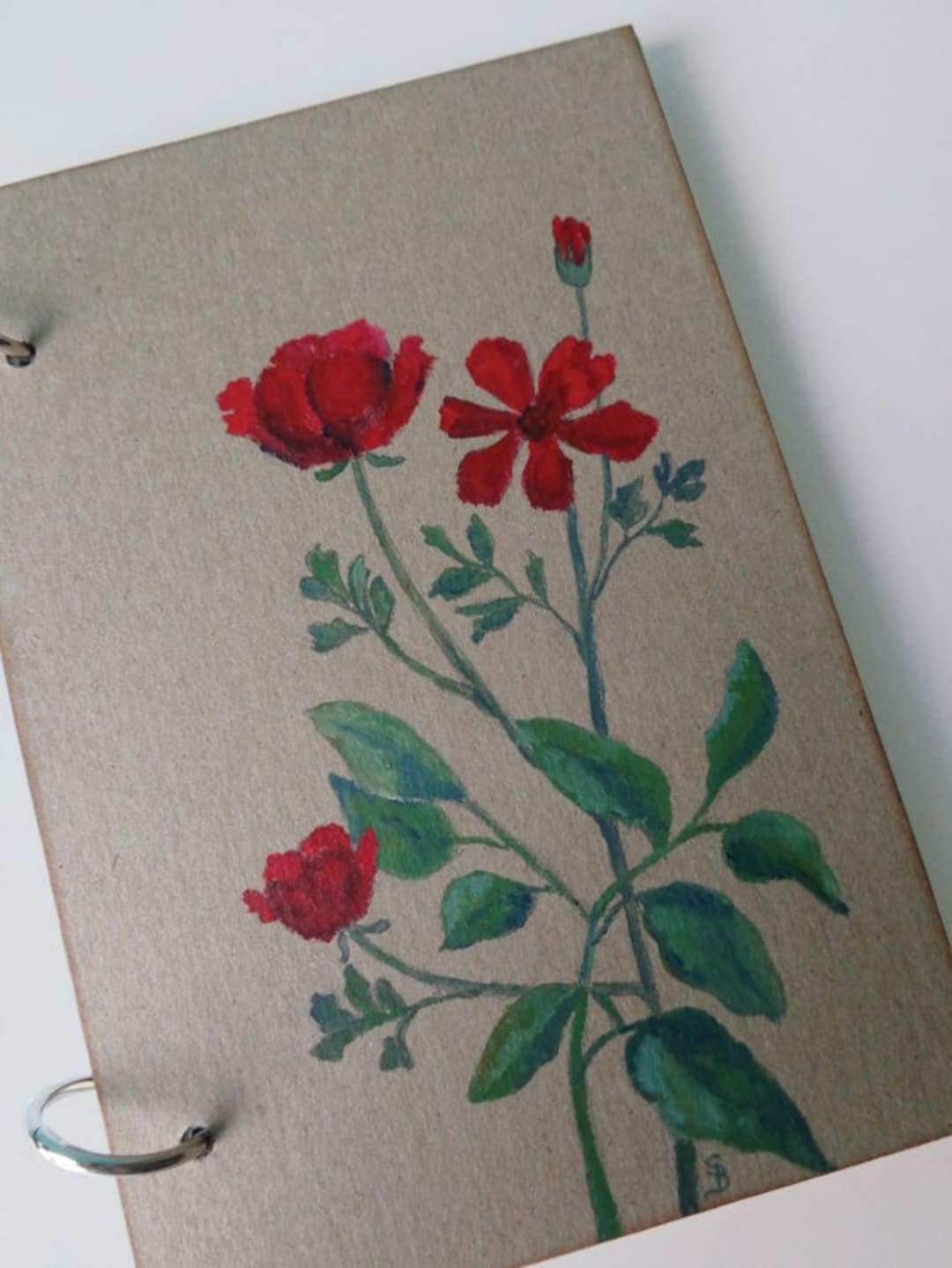 Spring Flowers Sketchbook Journal Notebook Drawing Pad, With Original ...