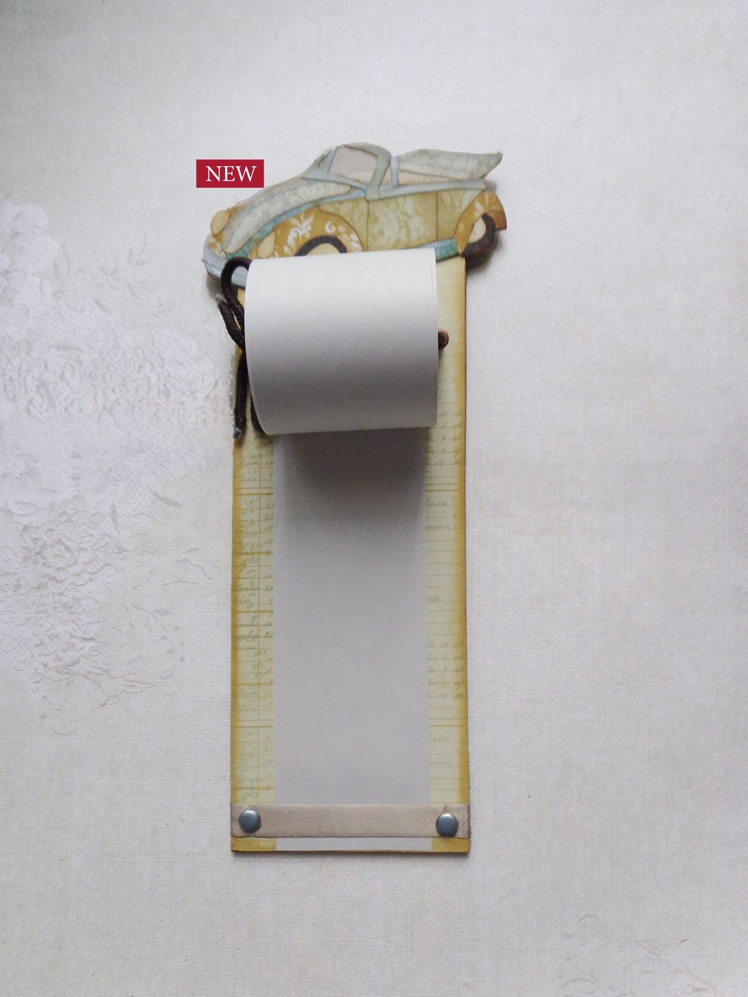 Hanging Notepad With Hippie Volkswagen Beetle. Home, Kitchen, Office ...