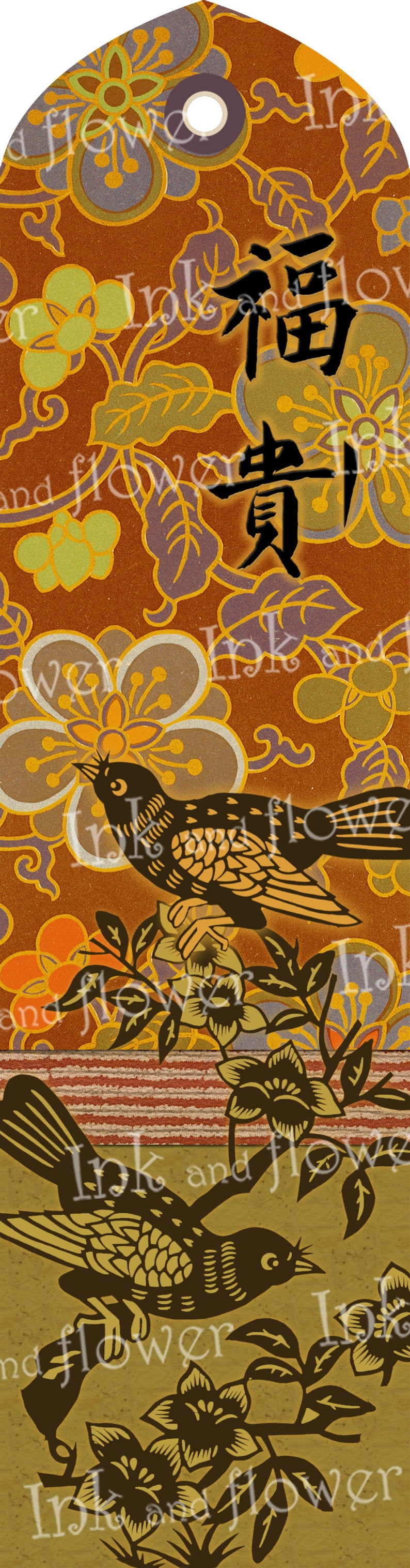Far East. Digital Collage Bookmarks No 5. Instant Download, Digital ...