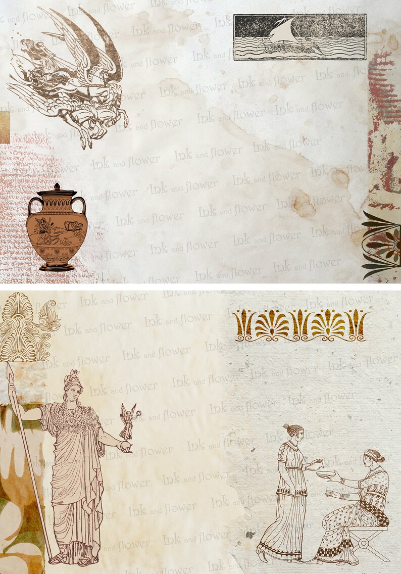 Greek Mythology Digital Kit. Greek Gods and Heroes. Instant Download ...