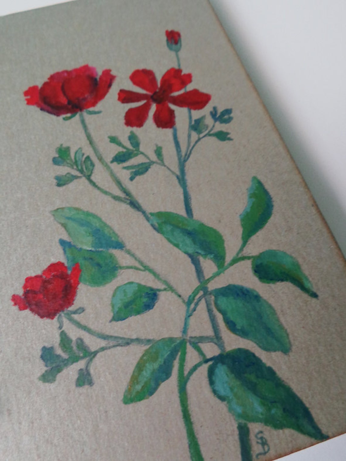 Spring Flowers Sketchbook Journal Notebook Drawing Pad, With Original ...
