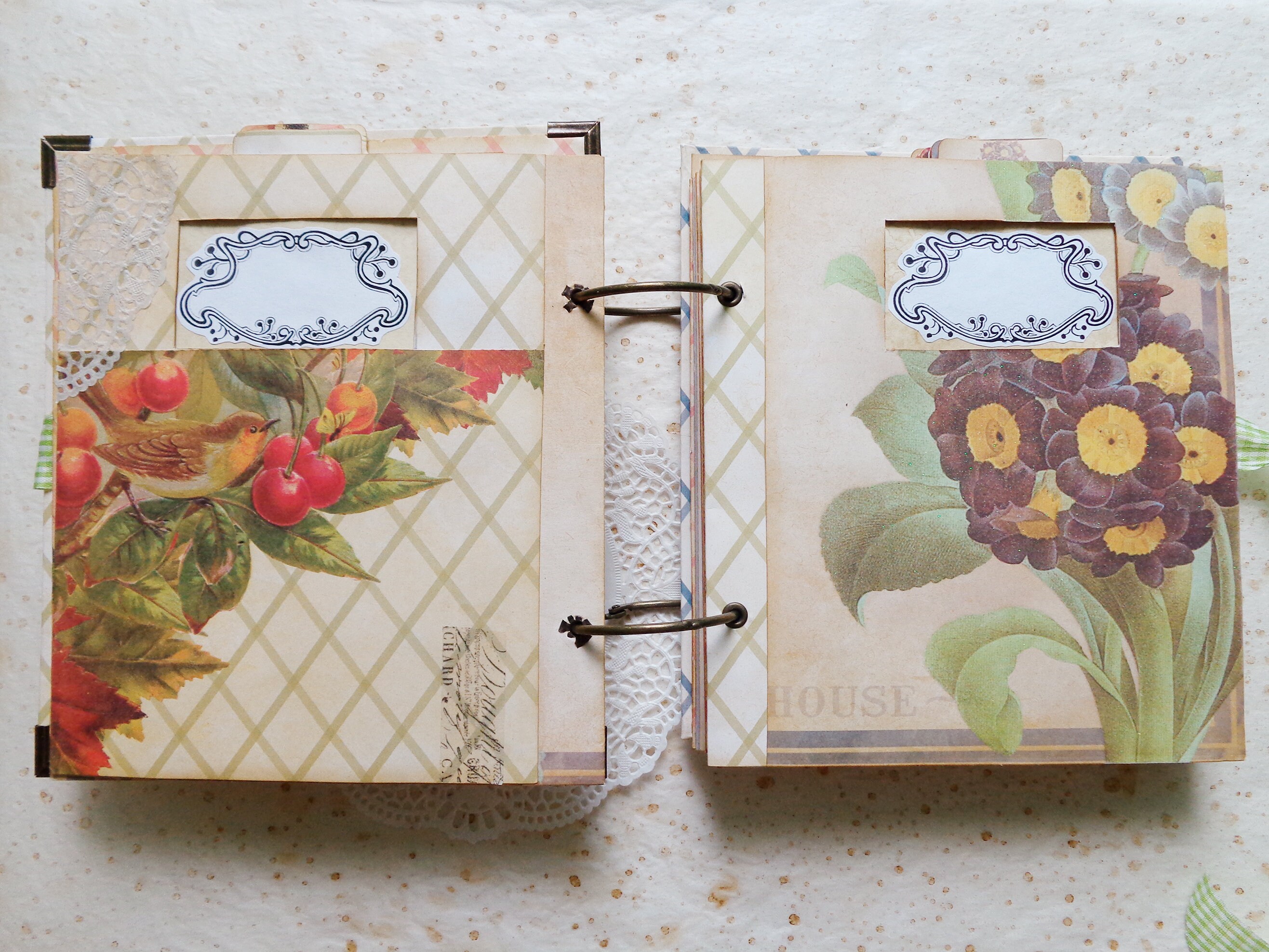 Mini Recipe Book, Scrapbook Album, Junk Journal for Your Cooking ...
