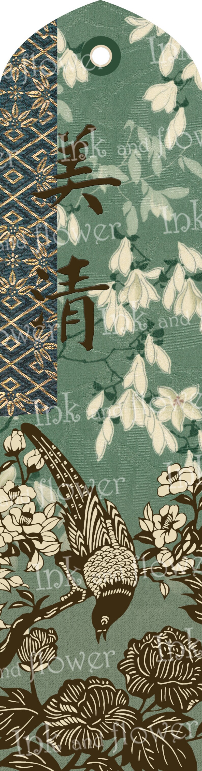 Far East. Digital Collage Bookmarks No 5. Instant Download, Digital ...
