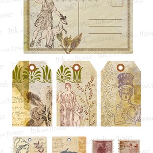 Greek Mythology Digital Kit. Greek Gods and Heroes. Instant Download ...