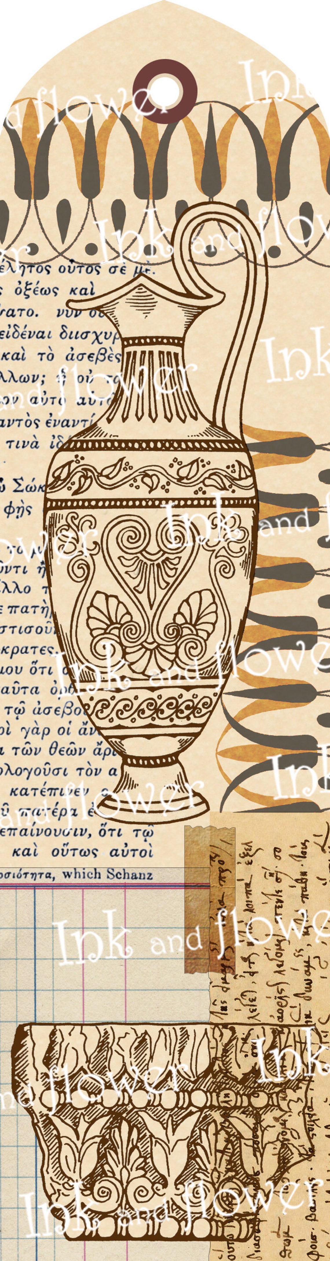 Ancient Greece. Digital Collage Bookmarks No 4. Instant Download ...