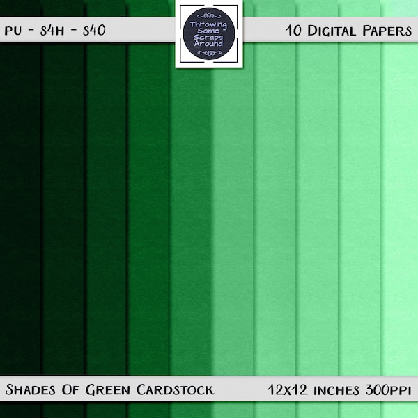 Shades of Green - Etsy