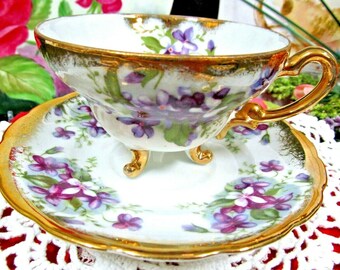 Footed Tea Cup | Etsy