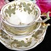 English Antique Rockingham Tea Cup and Saucer C.1838 Gray - Etsy