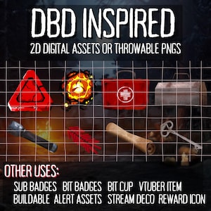 DBD Stream Assets | 2D PNG Throwables | Dead by Daylight | Twitch ...