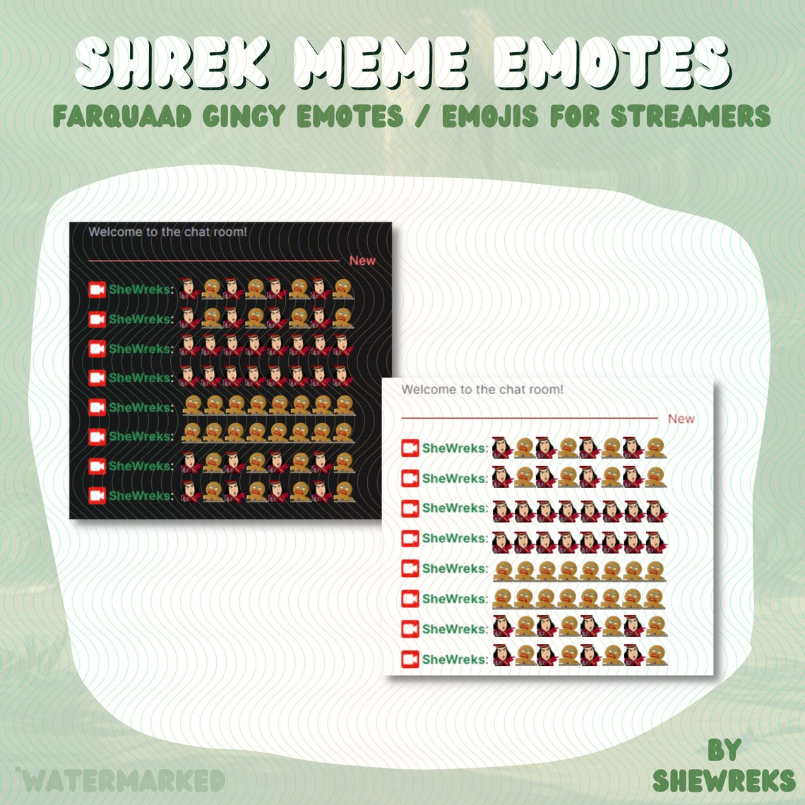 Shrek Meme Emote Set - Etsy