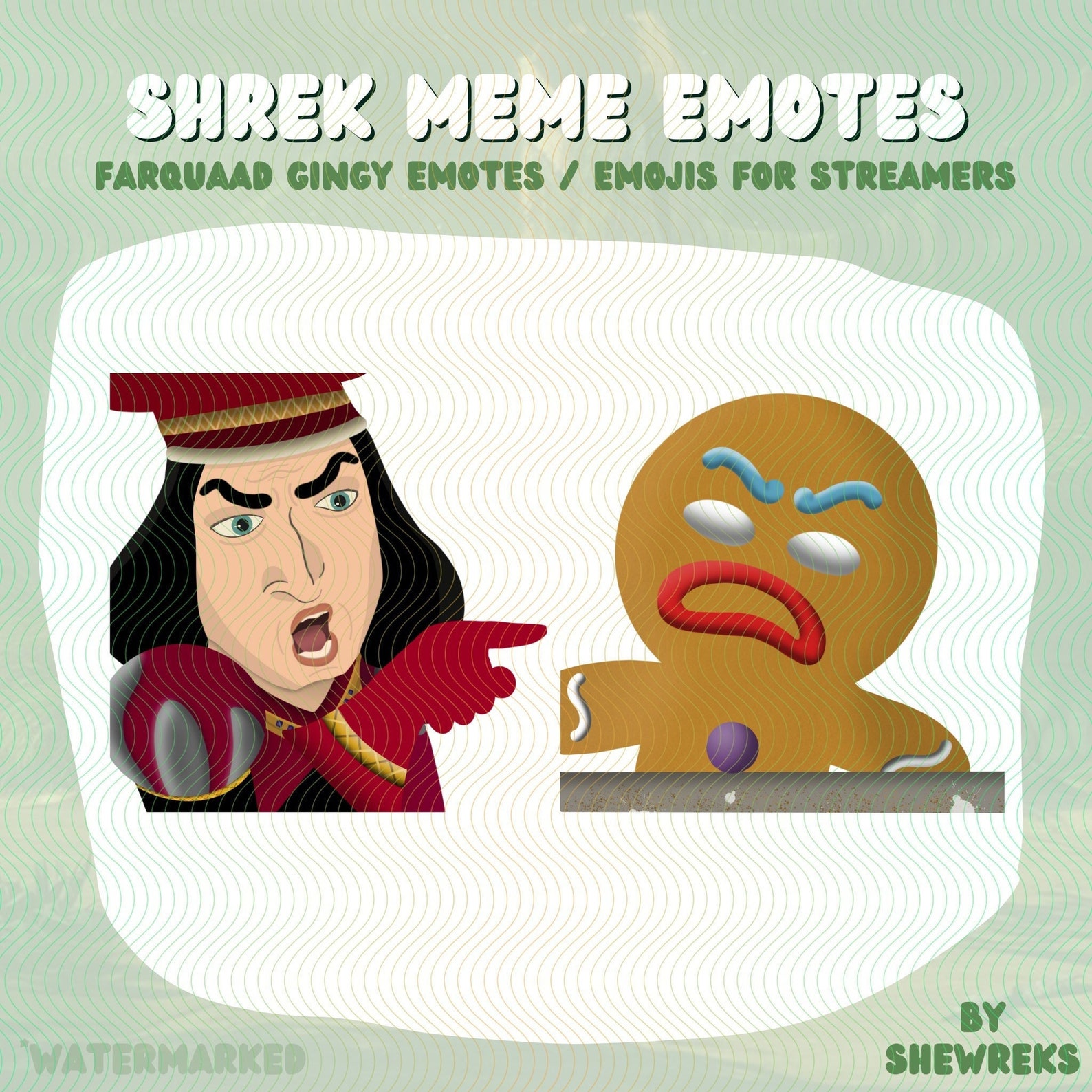 Shrek Meme Emote Set - Etsy