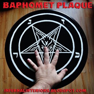 Seal of Baphomet Wall Plaque - Etsy