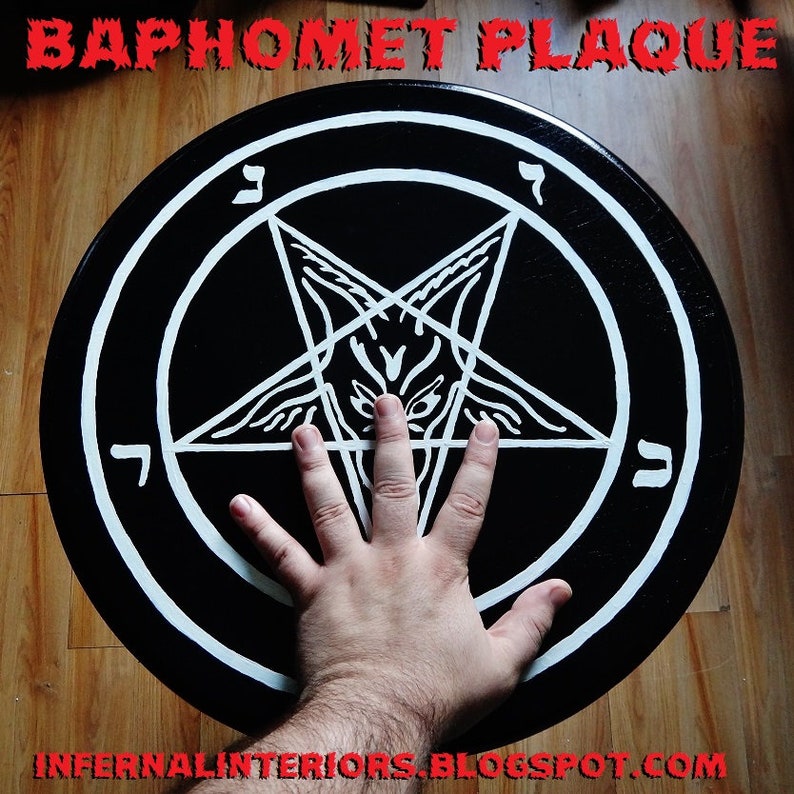 Seal of Baphomet Wall Plaque - Etsy