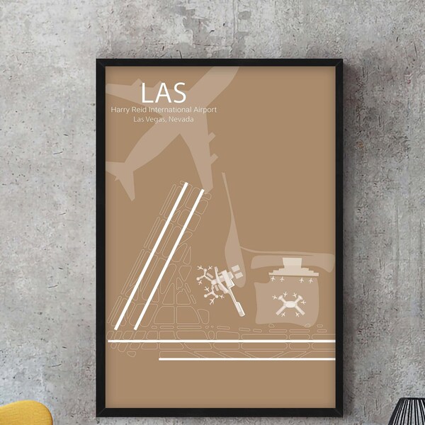 Airport Runway Map - Etsy