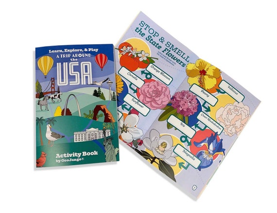 Geography Game and Activity Book: Learn Explore & Play a - Etsy