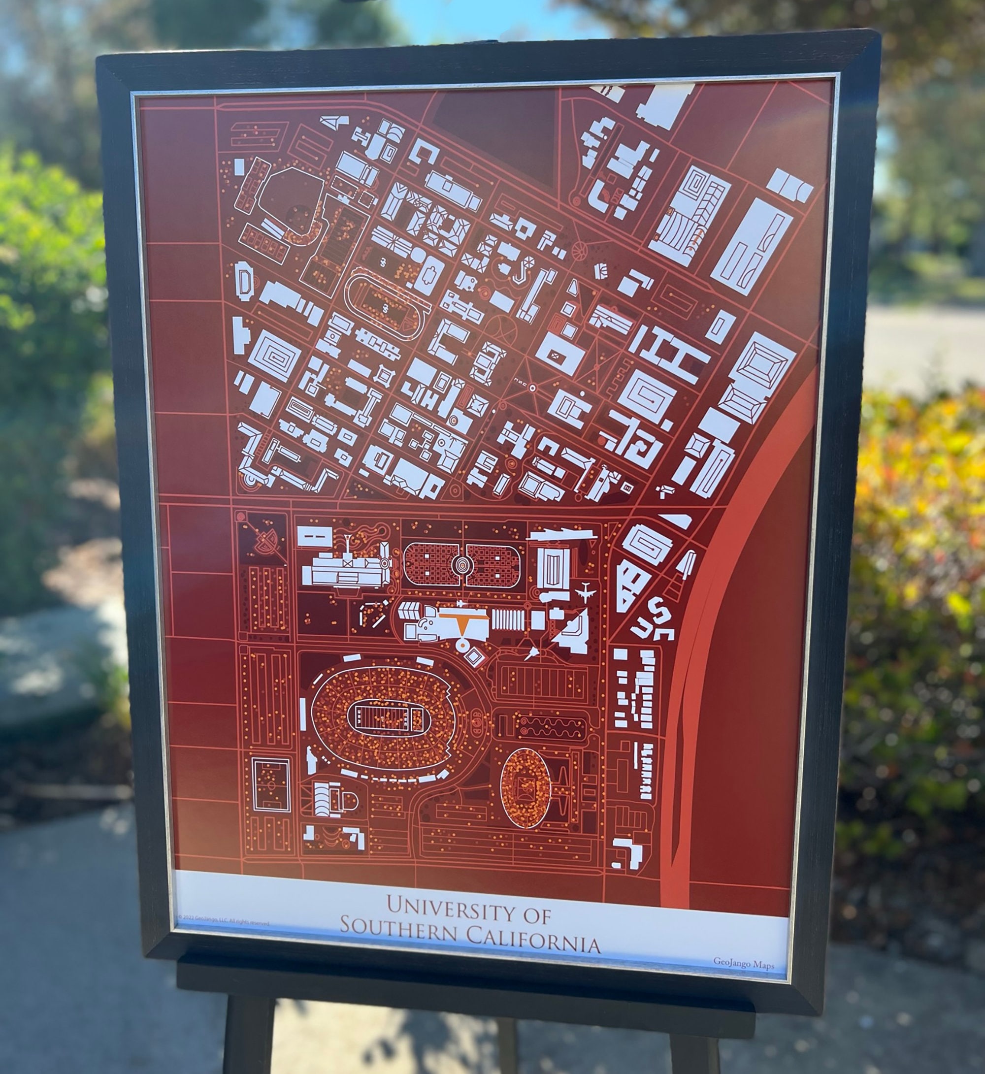 University Of Southern California Map David La Cava University Of