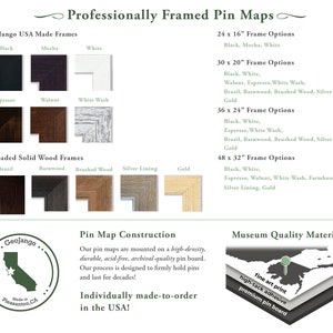 RV Travel Map National Park Wall Art, Explore America Adventures Map by ...