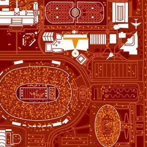 USC Campus Map, Student Graduation Gift, Trojan Sports Poster ...