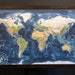 Nautilus World Map Push Pin, World Map Wall Art With USA National Parks ...