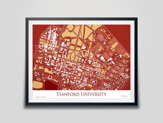 Stanford University Campus Map