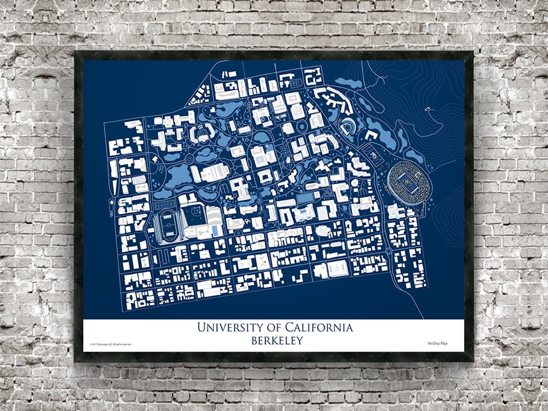 UC Berkeley Map | Cal Alumni | Uc College Map | Cal | UC Berkeley ...