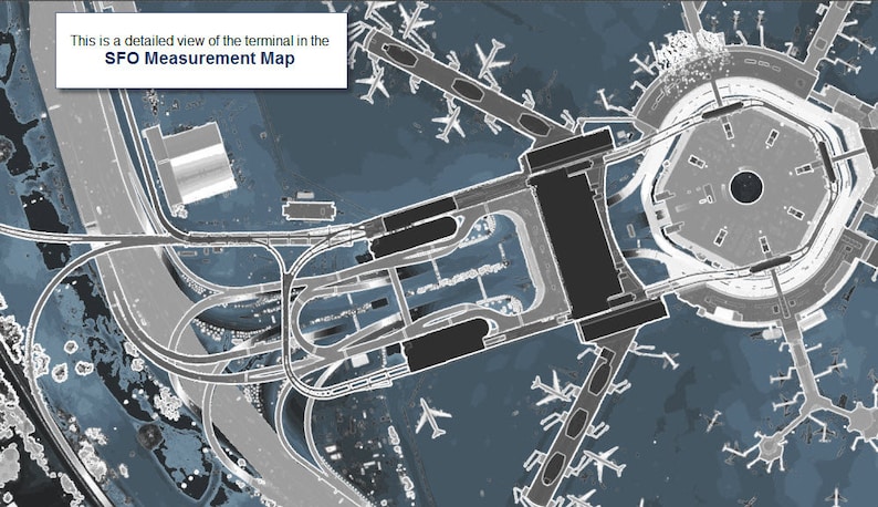 SFO Measurement Map | SFO Airport Map | Lidar Map | San Bruno ...
