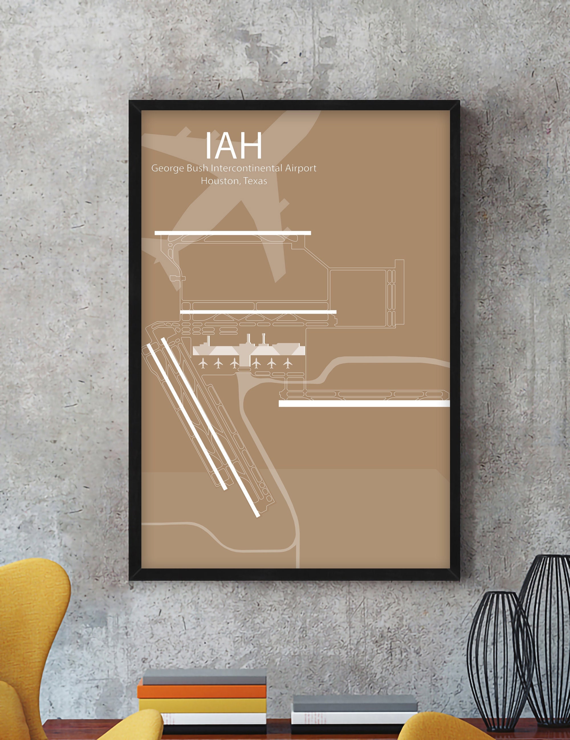 George Bush Intercontinental Airport Map