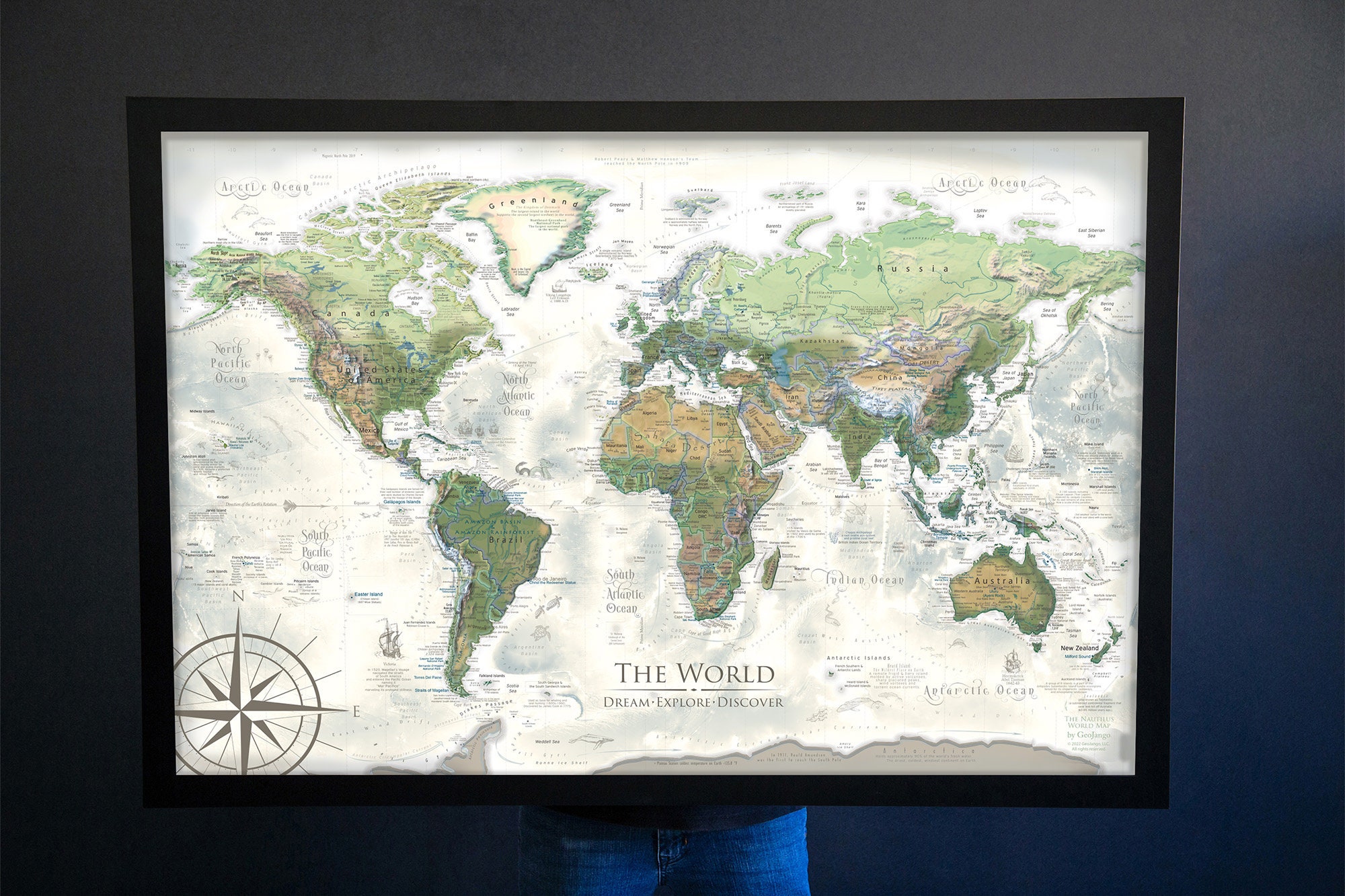 Beautiful World Map Poster