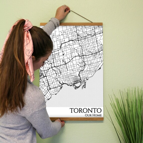 Toronto Map Poster Toronto Canada Toronto City Map Poster | Etsy