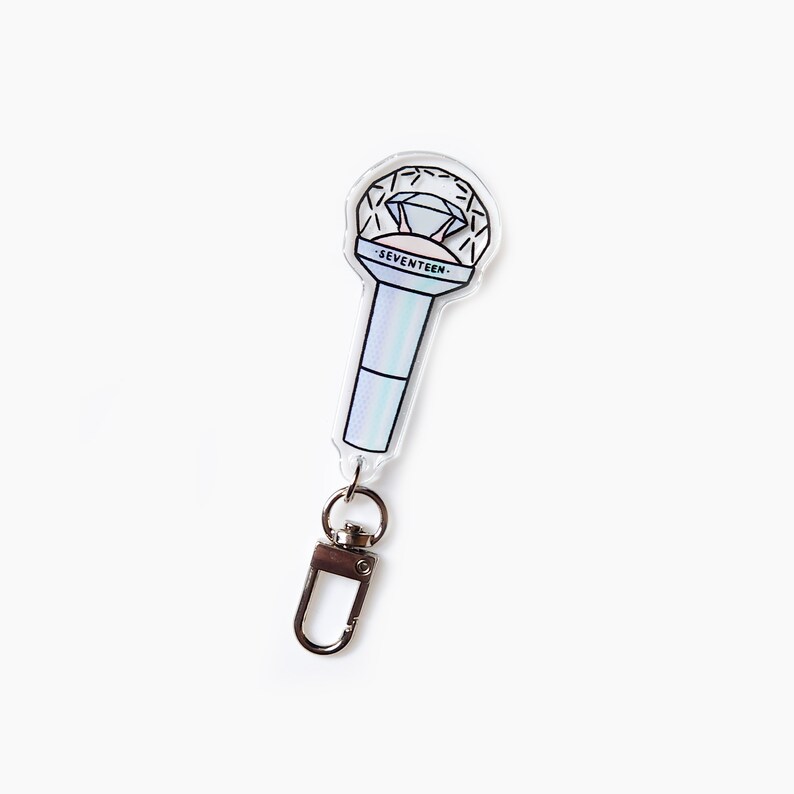 SVT Seventeen Caratbong Lightstick Acrylic Keychain (new Version ...